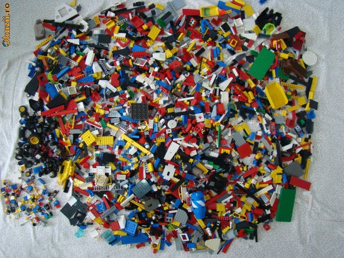 Piese LEGO 6,2 kg instructiuni roti omuleti figurine | arhiva Okazii.ro