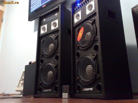 Vand sau schimb Boxe Mari Active NOI cu factura si garantie GeePas 250w ...