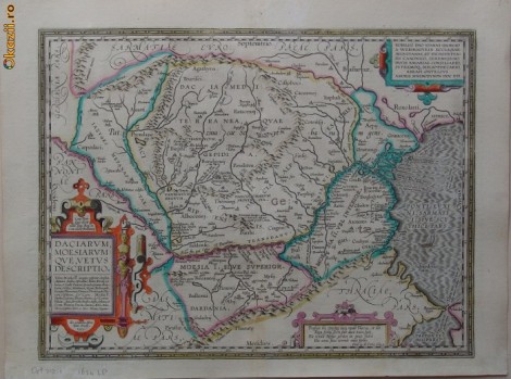 Harta veche Romania | arhiva Okazii.ro
