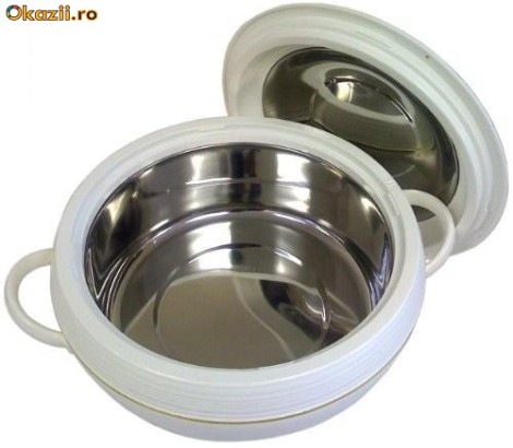 Termos casoleta oala, castron, vas termoizolant pentru alimente de 3,5 ...