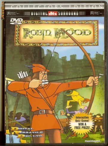 DVD desene animate Robin Hood | arhiva Okazii.ro