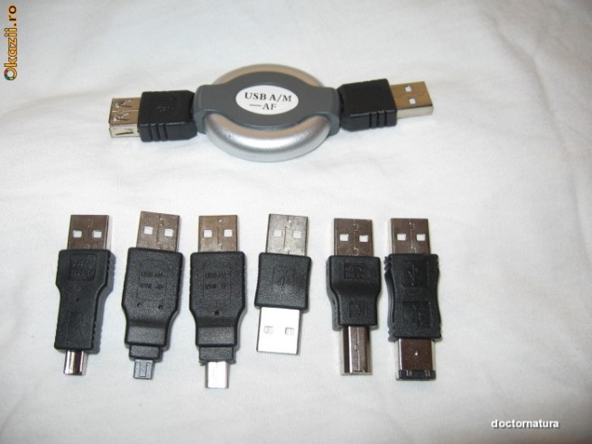 KIT USB SET USB CU 6 MUFE CABLU USB FIREWIRE PT LAPTOP PC | arhiva ...