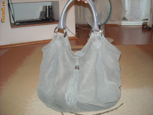 geanta deosebita piele Musette | arhiva Okazii.ro