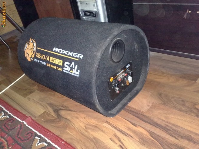 Subwoofer auto statie incorporata 250w XB-10/A | arhiva Okazii.ro