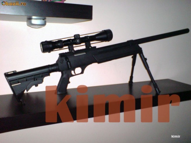 Sniper Tactic Airsoft Pusca Aer Comprimat Luneta 150m/s Pistol | arhiva ...