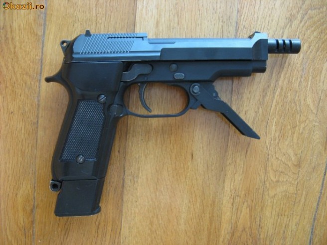 Vand pistol Beretta M93-R nou full auto 6mm(airsoft) Blow back | arhiva ...