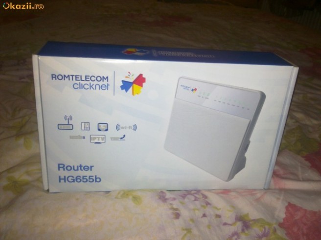 Router Wireless Huawei HG655B (adsl 2+) Romtelecom, NOU, Garantie 2 ani ...
