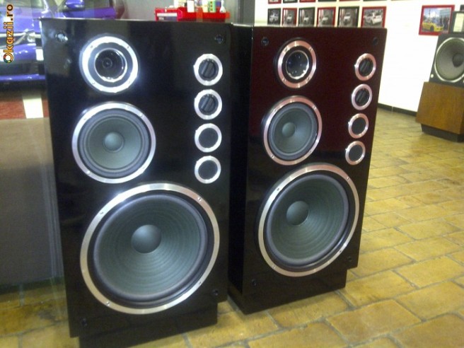 Boxe UNITRA - Tonsil 140 W - complet restaurate | arhiva Okazii.ro