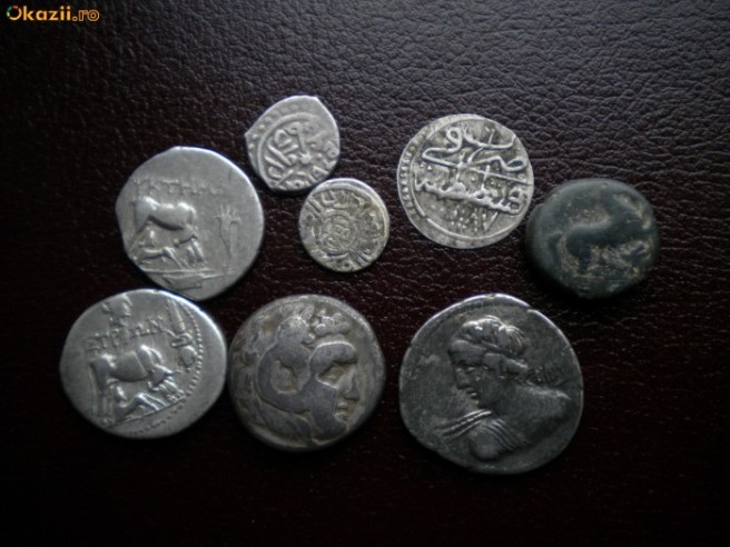 lot monede antice din argint | arhiva Okazii.ro