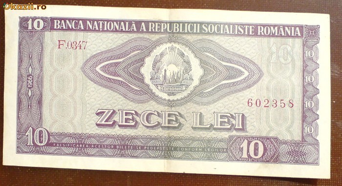 (10) ZECE LEI, 1966! | arhiva Okazii.ro (10) ZECE LEI, 1966! | arhiva Okazii.ro