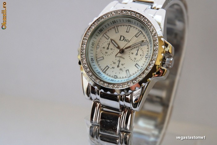 Ceas de mana ceas DAMA DIOR bratara inox | arhiva Okazii.ro