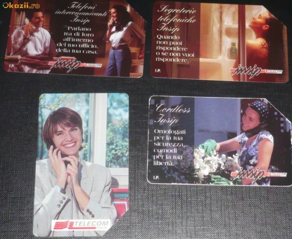 ITALIA - CARTELE TELEFON DE COLECTIE. TEMATICA DIVERSA. FARA CREDIT ...