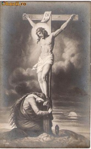 V FOTO 92 Religioasa -Mantuitorul Isus Cristos, rastignit pe cruce ...