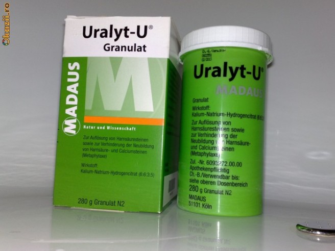URALYT-U pentru dizolvarea calculilor ( pietre ) la rinichi (SET 2 ...