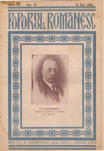 Revista Poporul Romanesc (1934,red.Gara Chitila-Ilfov) | arhiva Okazii.ro