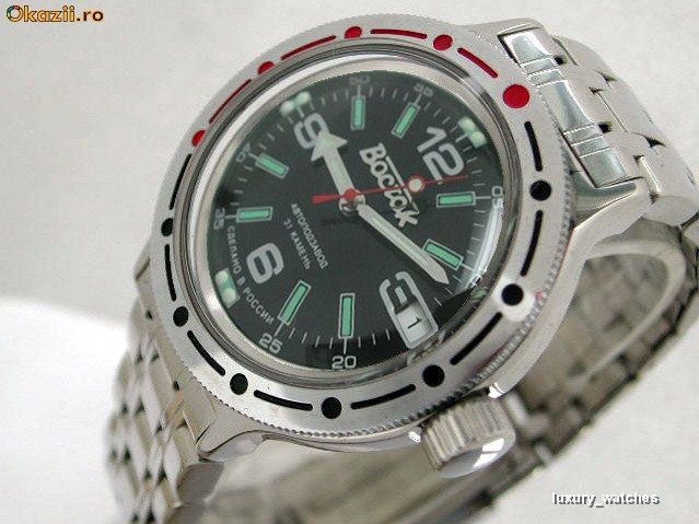 CEAS DE LUX RUSESC AUTOMATIC VOSTOK AMPHIBIA MODEL 16 | arhiva Okazii.ro