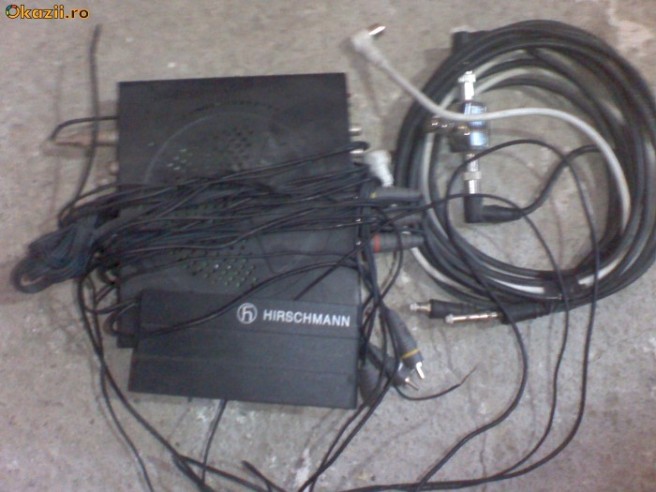 Vand tv tuner DVB-T hirschmann cablaj complet | arhiva Okazii.ro