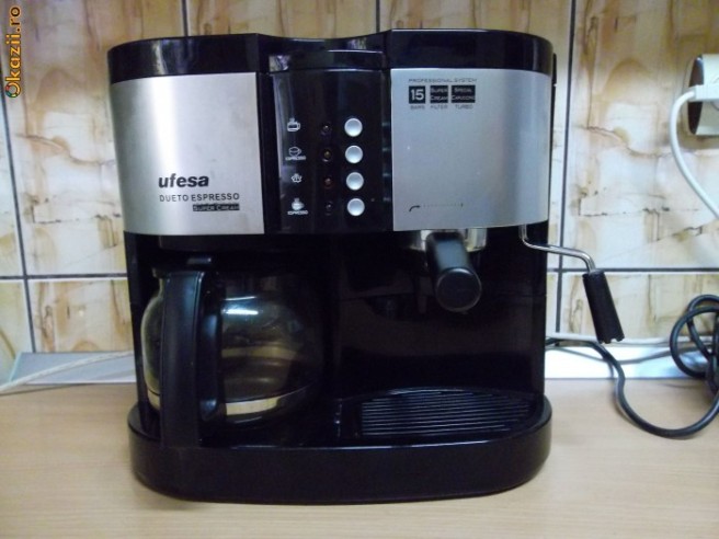 VAND URGENT EXPRESOR DE CAFEA UFESA CK7360 DUETO ESPRESSO, STARE ...