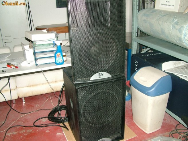 Vand Boxe Martin Audio , sistem format din 2 sateliti F15 si 2 ...