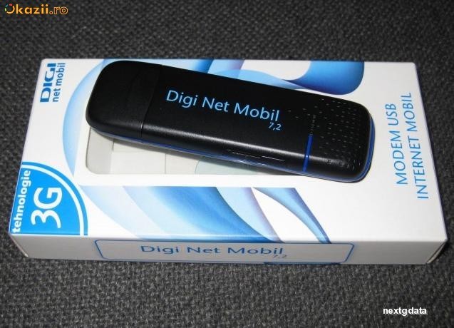 Modem RDS-RCS-Digi-Net-Mobil ZTE MF110 MF190 - Cartela SIM Internet 3G ...