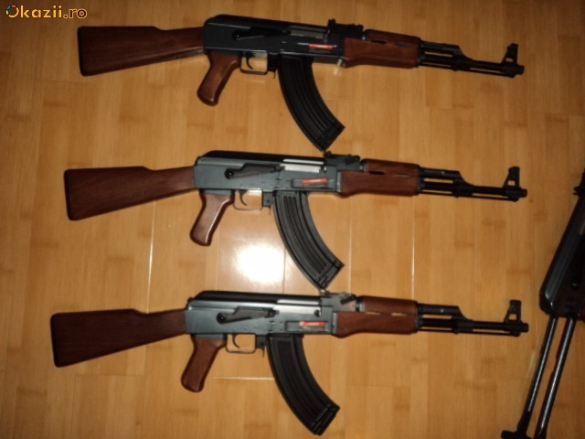 Arma arme airsoft paintball pistol gaz pusca shotgun Kalashnikov AK 47 ...