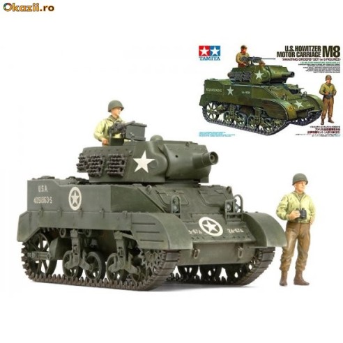 + Macheta 1/35 Tamiya 35312 - US Howitzer Motor Carriage M8 + | arhiva ...
