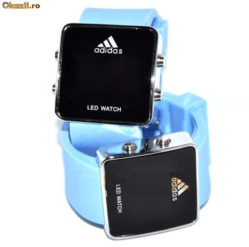 Ceas ADIDAS LED ALBASTRU... SUPER PRET!!! Trimit si in tara!!! | arhiva ...