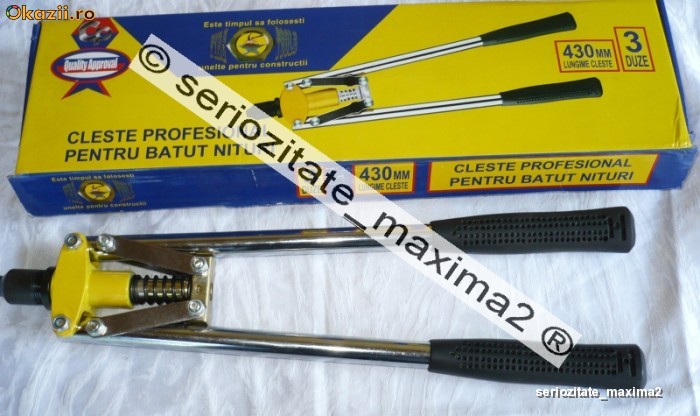 cleste pocnituri cleste profesional batut nituri | arhiva Okazii.ro