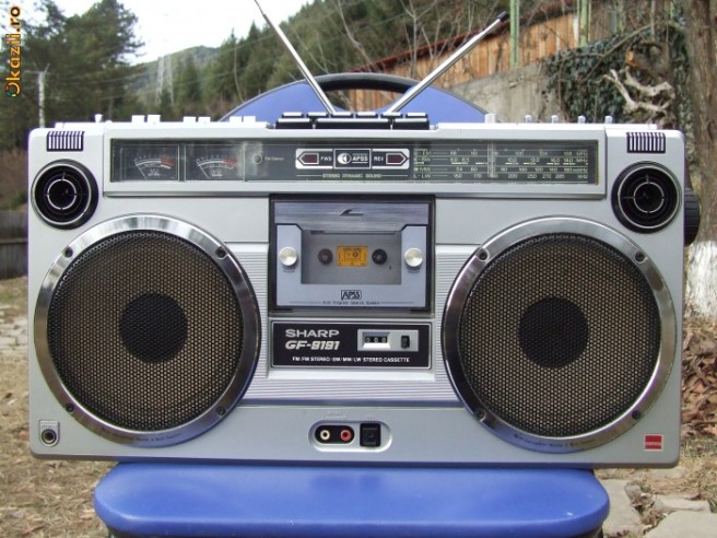 SHARP GF 9191 RADIO CASETOFON RADIOCASETOFON BOOMBOX | arhiva Okazii.ro
