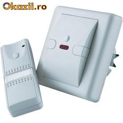 INTRERUPATOR WIRELESS CU VARIATOR DE LUMINA SI EMITATOR CU TELECOMANDA ...