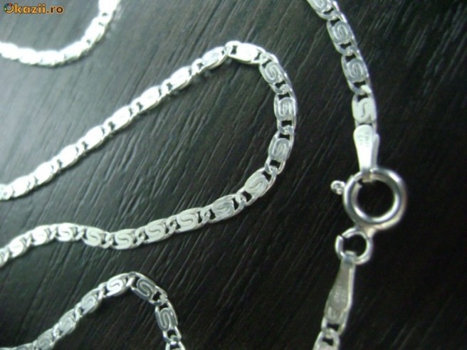 LANT ARGINT MODEL GROSUT UNISEX ZALE FORMA S | arhiva Okazii.ro
