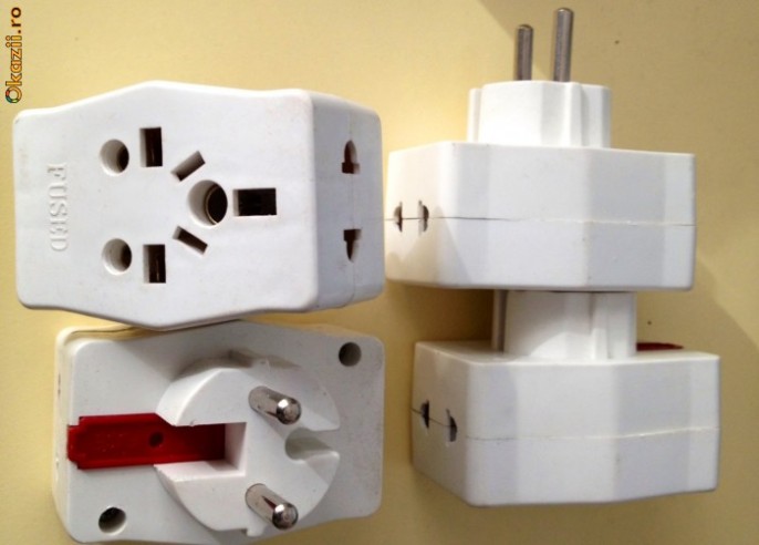 Adaptor priza UK Romania, anglia stecher Italia | arhiva Okazii.ro
