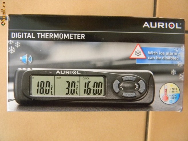 Termometru auto digital AURIOL | arhiva Okazii.ro