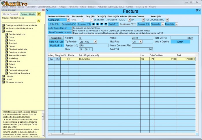 EasySys - program gratuit contabilitate, salarizare-personal, gestiune ...