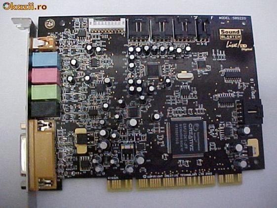 Placa de sunet Creative Labs Sound Blaster Live! SB0220 5.1 Digital ...