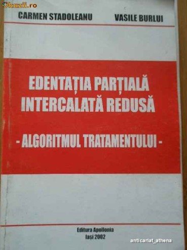 Edentatia Partiala Intercalata Redusa Algoritmul Tratamentulu - Carmen ...