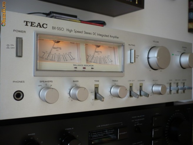 amplificator statie TEAC BX-550 model VINTAGE | arhiva Okazii.ro