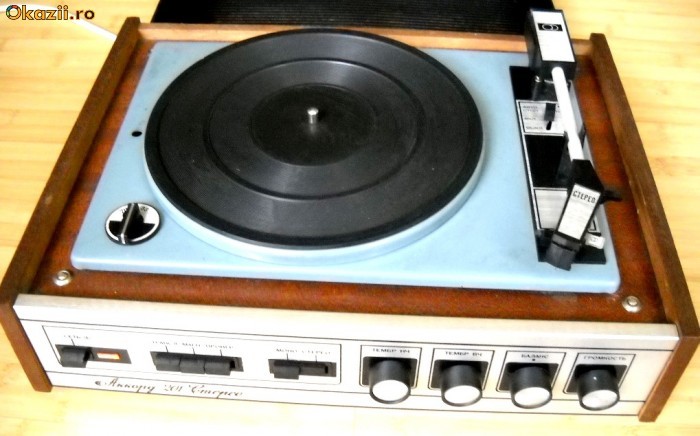 pick-up pickup stereo dual patefon gramofon 3 viteze Akord AKKORD Akkop ...