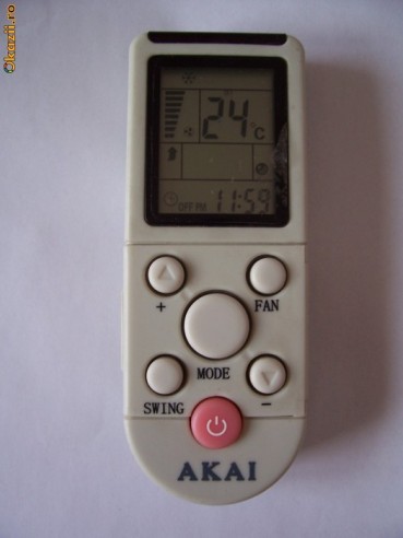 TELECOMANDA AER CONDITIONAT AKAI | arhiva Okazii.ro