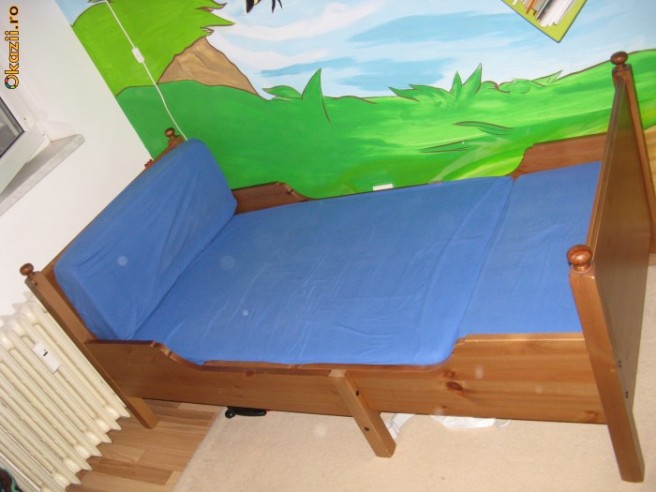Pat copil IKEA, reglabil pe 3 dimensiuni | arhiva Okazii.ro