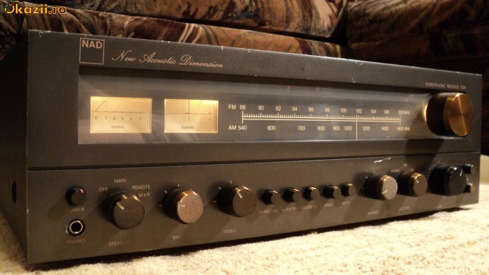 Amplituner stereo NAD 7030 vintage carcasa lemn. | arhiva Okazii.ro