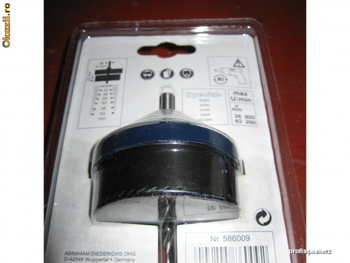 SET 7 PANZE PERFORAT CAROTA TAIAT GAURI ROTUNDE LEMN RIGIPS | arhiva ...