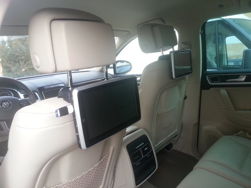 Monitor tetiera 10" mirror link si airplay ecran capacitiv .h264 ...