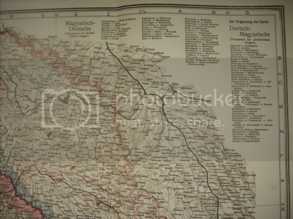 Harta Veche Romania - 1916 / editata la Viena,FORMAT MARE | arhiva ...