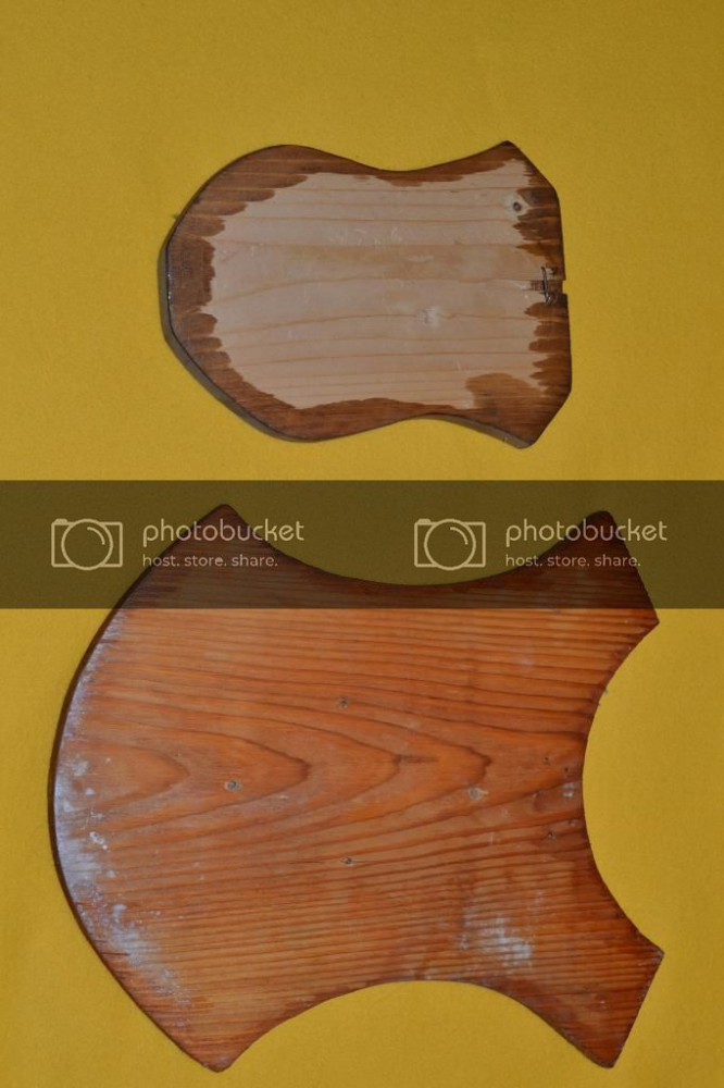 Set doua panoplii din lemn masiv / Panoplie vanatoare / Panoplie trofeu ...