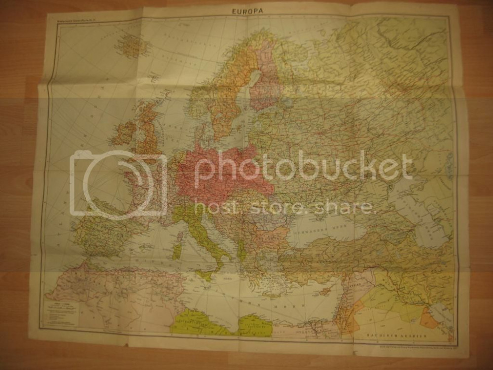 HARTA EUROPA, 1941, ROMANIA // FORMAT :1:7500000 | arhiva Okazii.ro