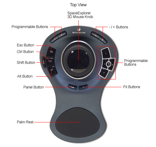 Vand Mouse 3d - 3dconnexion spaceexplorer usb - 3dx- 600025 | arhiva ...