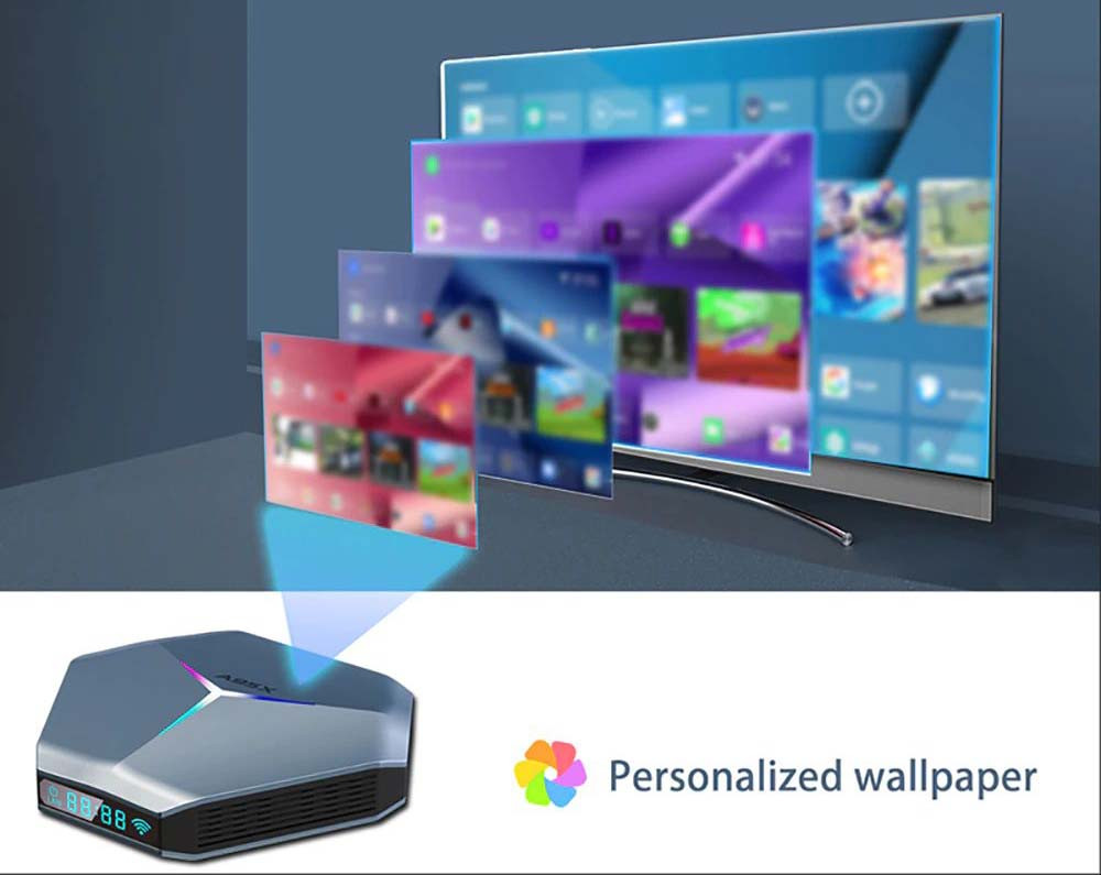 Smart TV Box Mini PC Techstar® A95X F4, Android 10, 4GB RAM, 32GB ROM ...