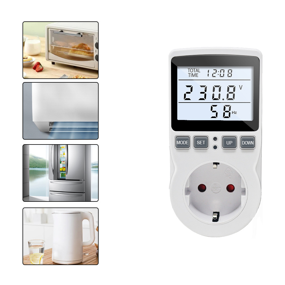 Priza Programabila Techstar? KT3100, Digital Timer, Priza Intrerupator, 230V, 16A, Programabila ...