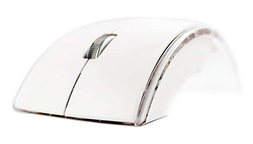 Mouse Wireless Pliabil M2 Alb 2.4G Optic USB Receiver Pentru Laptop PC ...